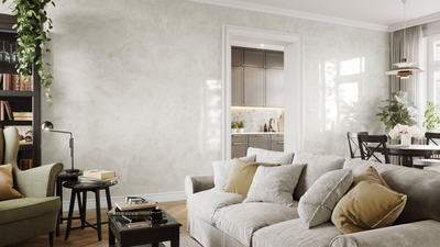 Jeger Perle - strukturalny efekt dekoracyjny o metalicznym połysku z ...